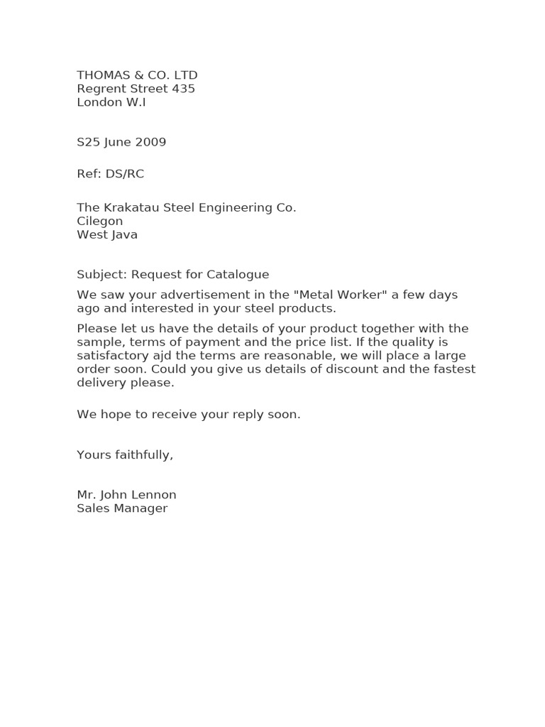 Contoh Offering Letter 1 | PDF