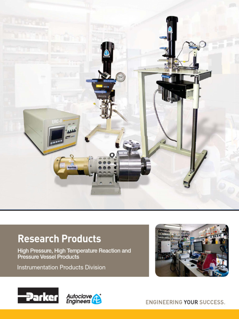 Autoclave Engineers Pressure Vessels and Stirred Reactors | PDF | Valve ...