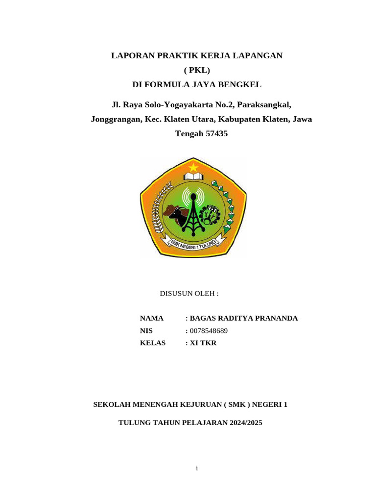 Laporan PKL BGS | PDF