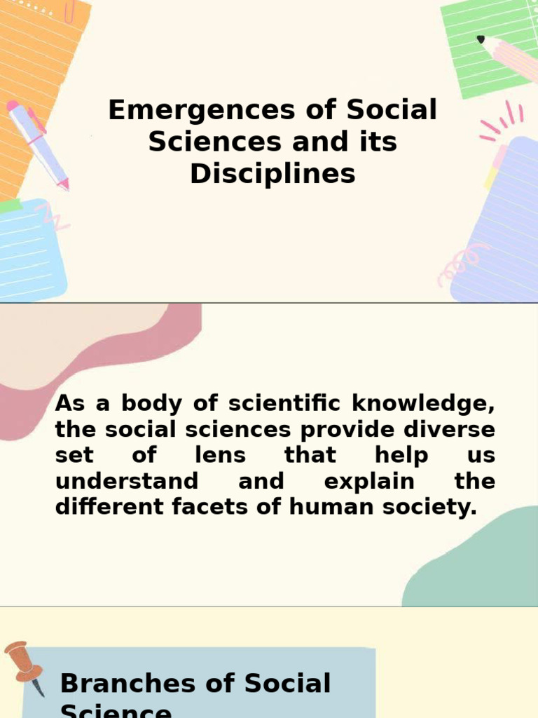 3. Emergence of Social Sciences | PDF | Anthropology | Economics