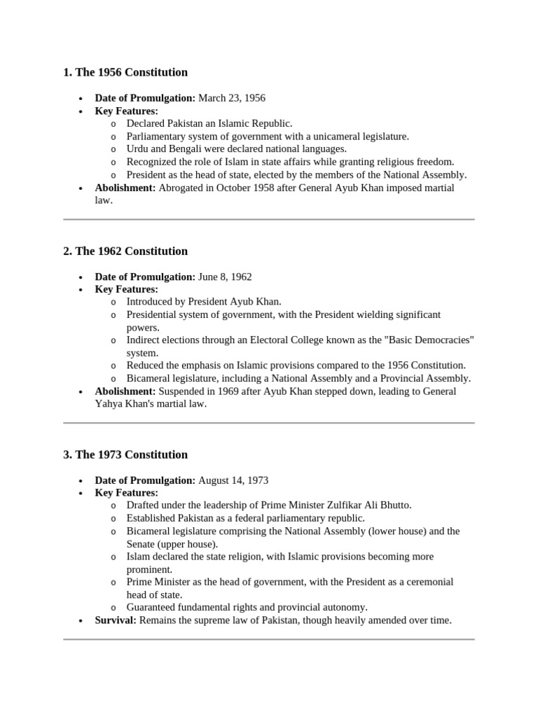 Constitutions and Amendments, Section3 | PDF