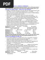 Blank Answer Sheet For Test Numbered 1-40 | PDF | Games & Activities