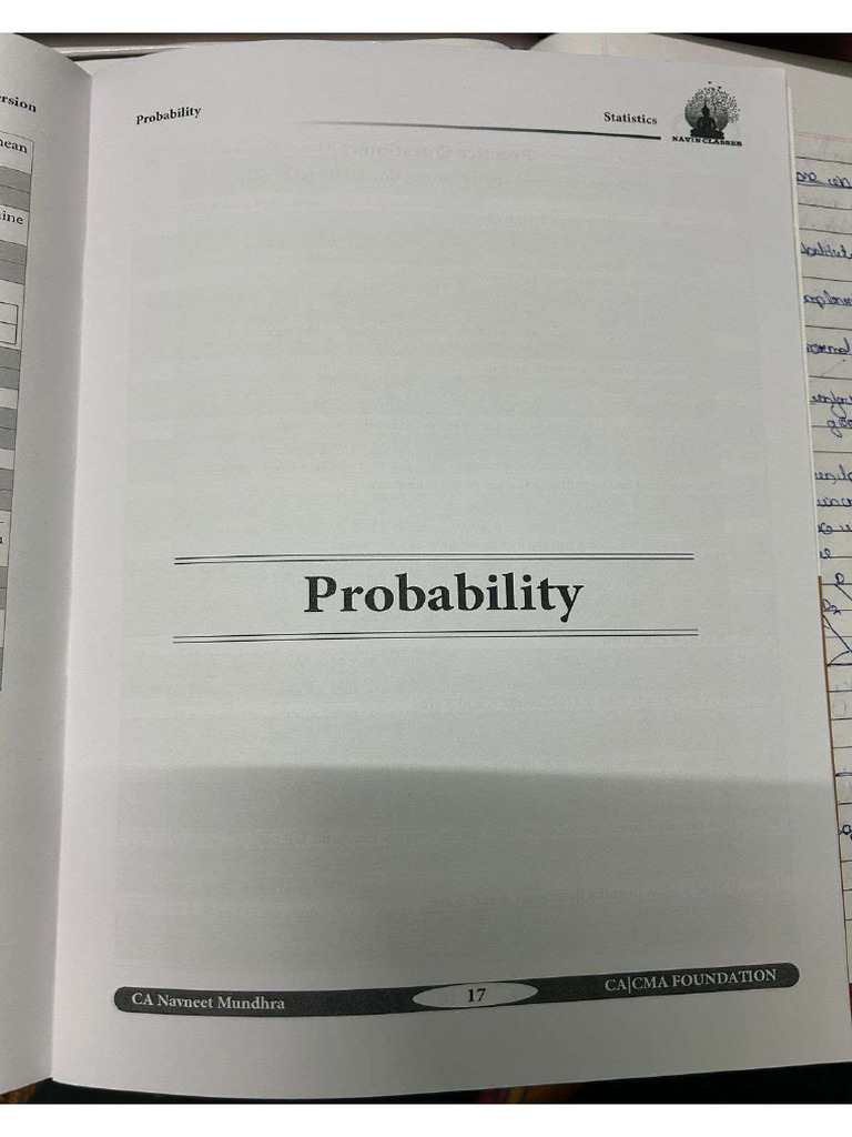 Ca Foundation Probability MCQ | PDF