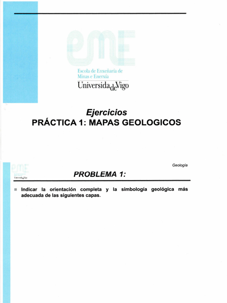 Practica 1 Geología Mapas Geologicos | PDF