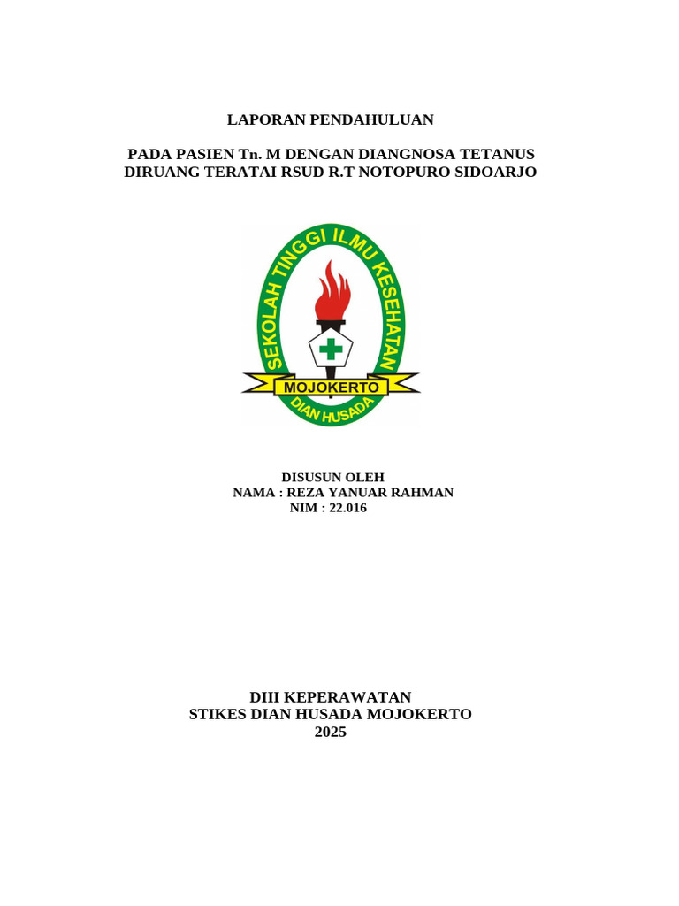 LP Tetanus Rfeza | PDF