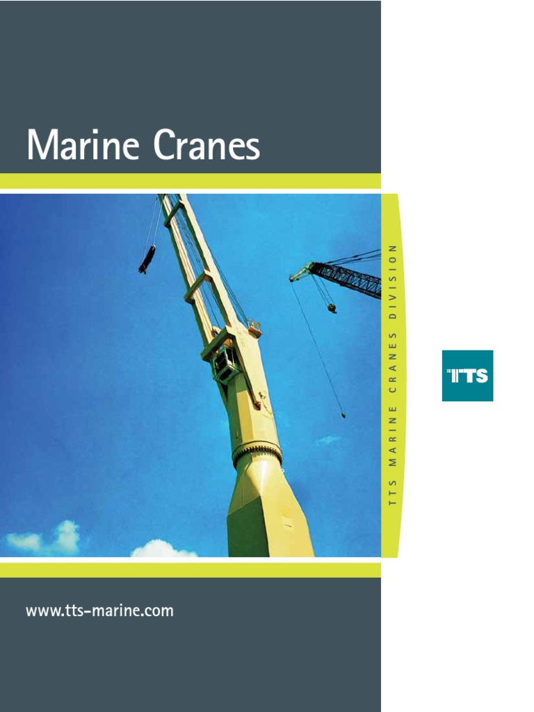 TTS Marine Cranes Brochure | PDF | Crane (Machine) | Engineering
