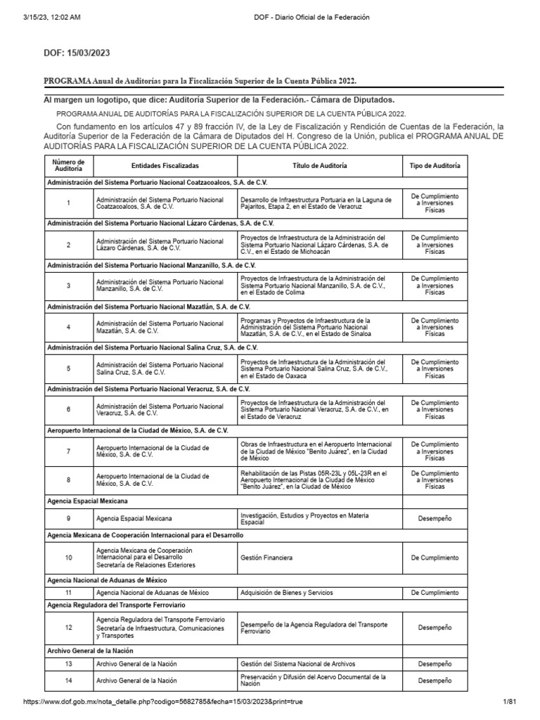 PAAF_CP_2022_DOF_150323_ | PDF | México | Transfusión de sangre