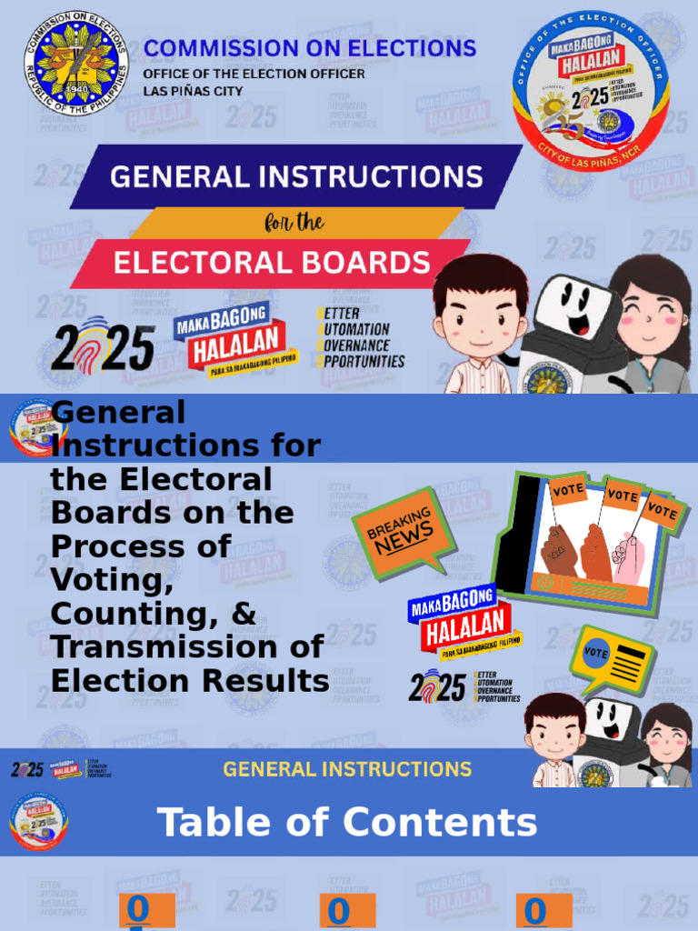 Electoral Board Voting Procedures Guide | PDF | Voting | Ballot