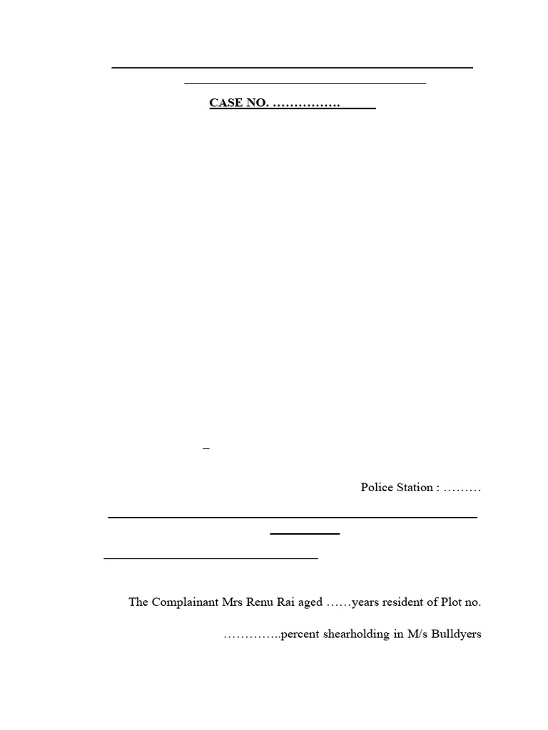 In The Court of Chief Metropolitan Magistrate Patiala House Courts New ...