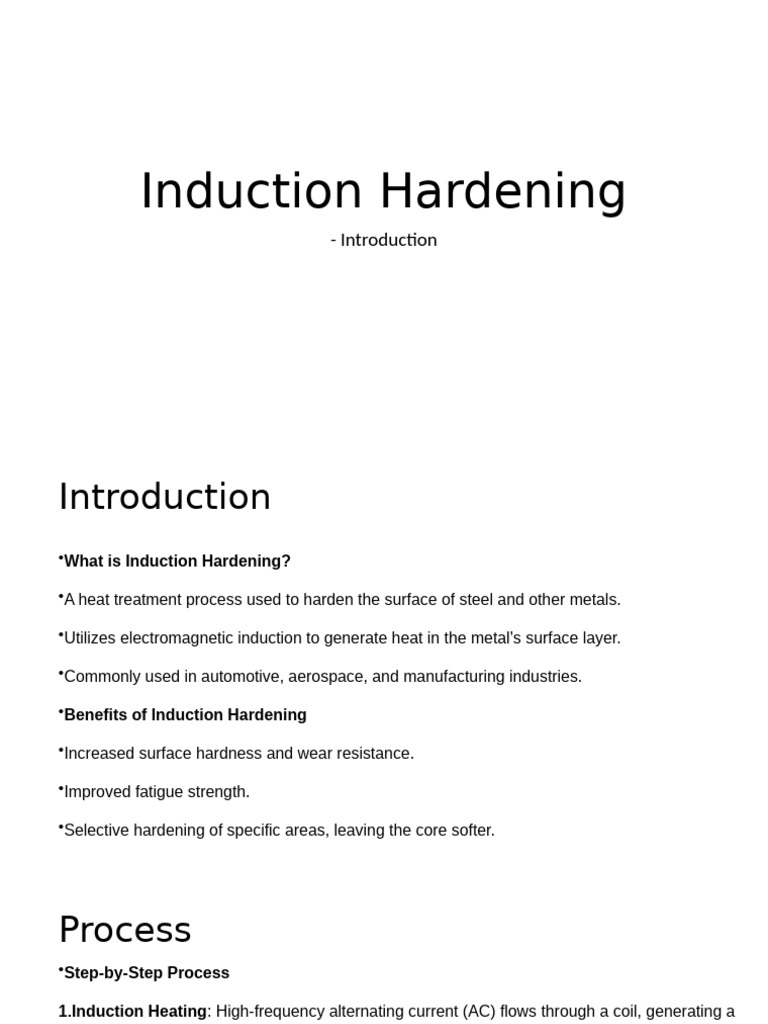 Induction Hardening | PDF