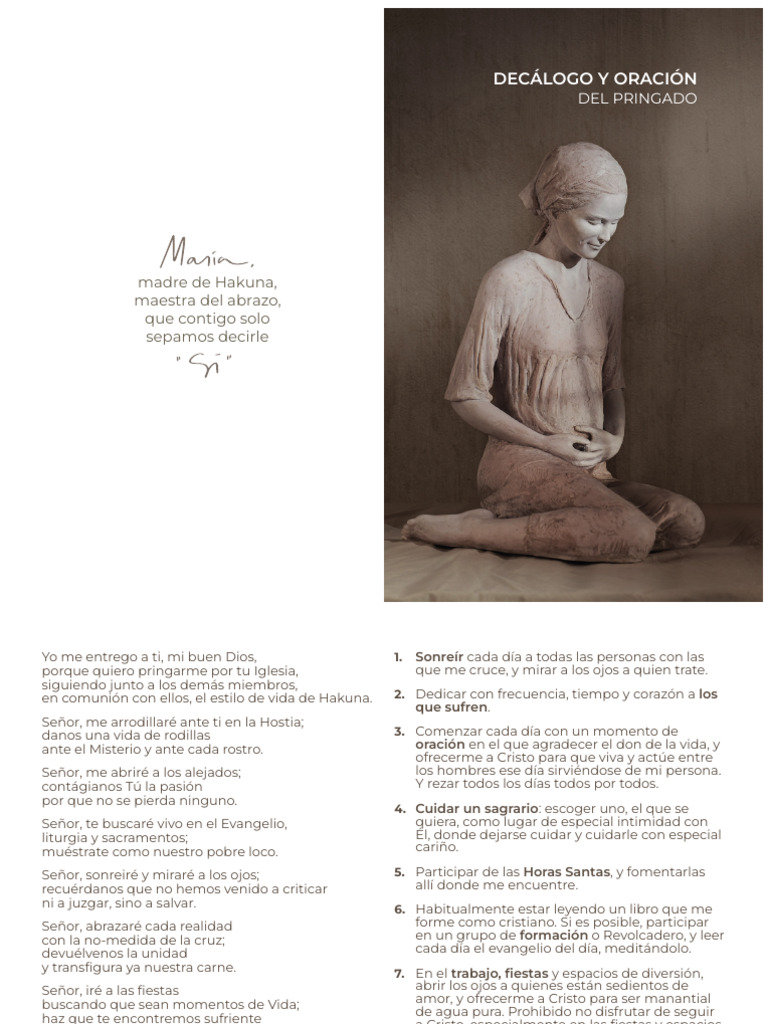 Decálogo Pringado | PDF | Oración | eucaristía