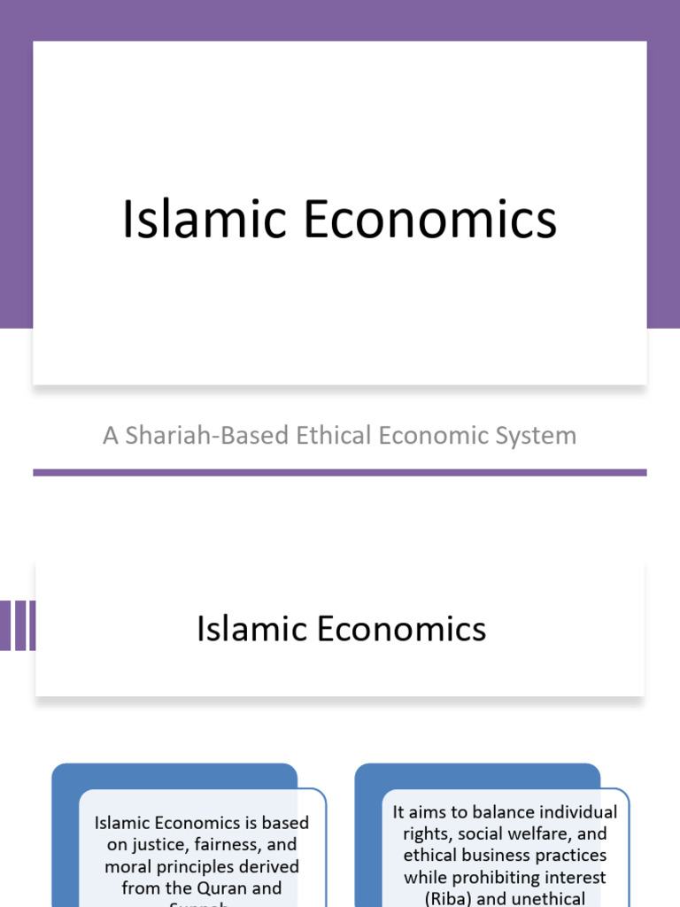 Islamic Economics: Principles & Practices | PDF | Islamic Banking And ...