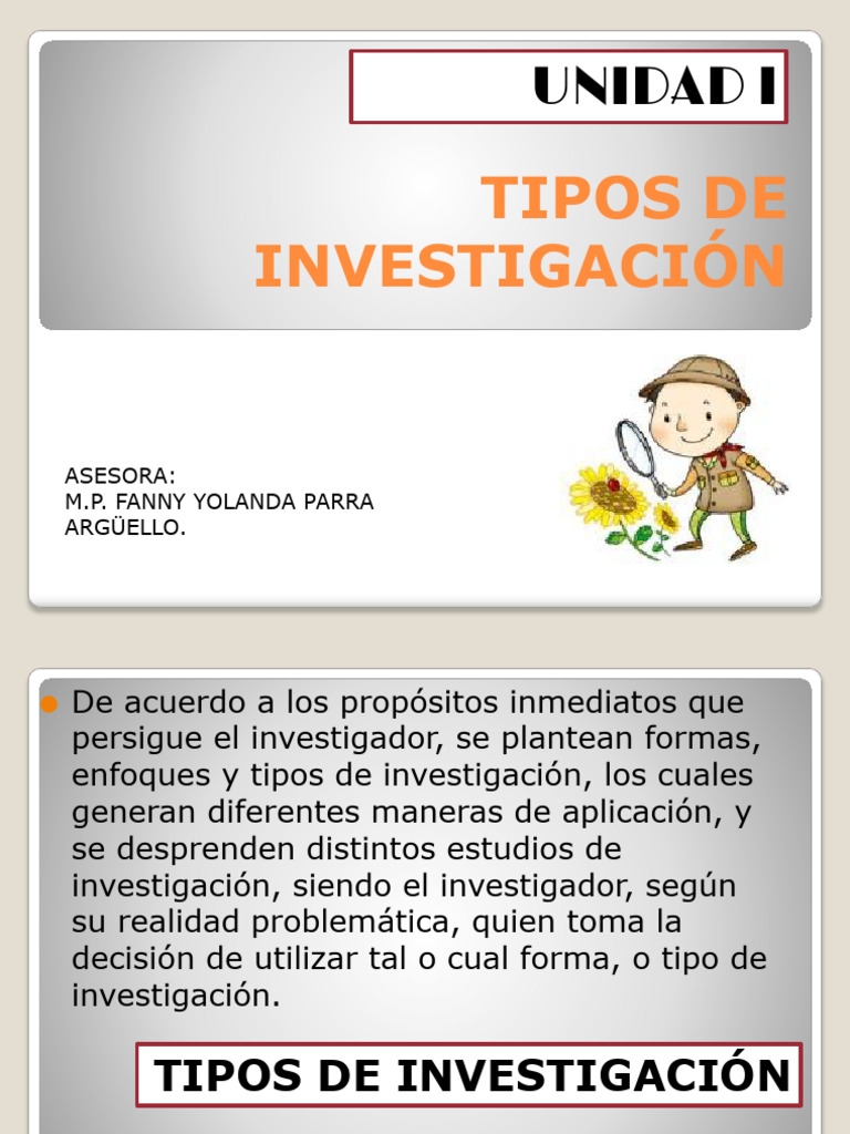 Tipos de Investigaci-N | PDF | Experimentar | Teoría