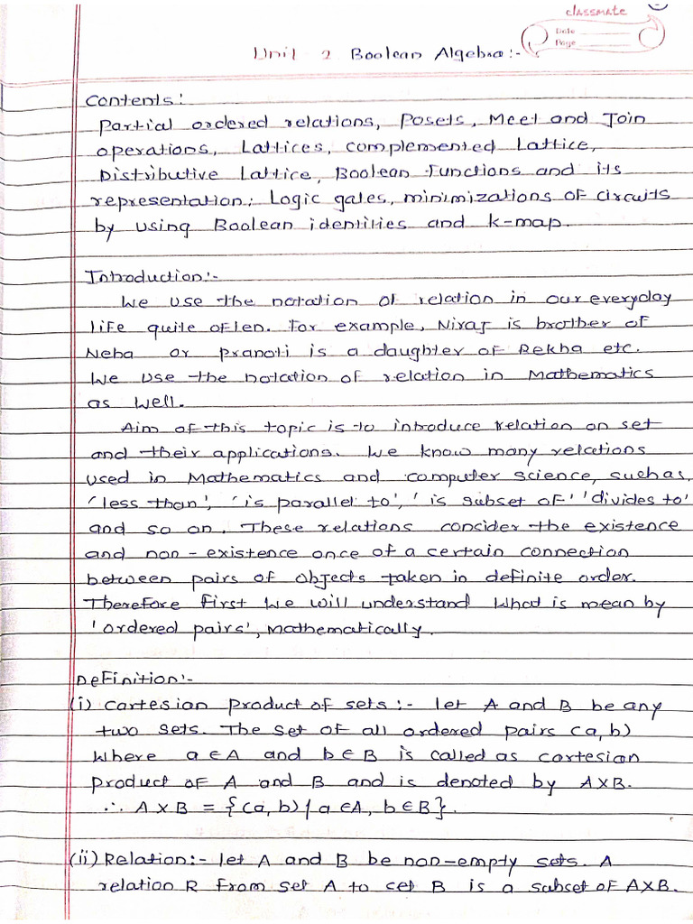 Unit 2 Boolean Algebra | PDF