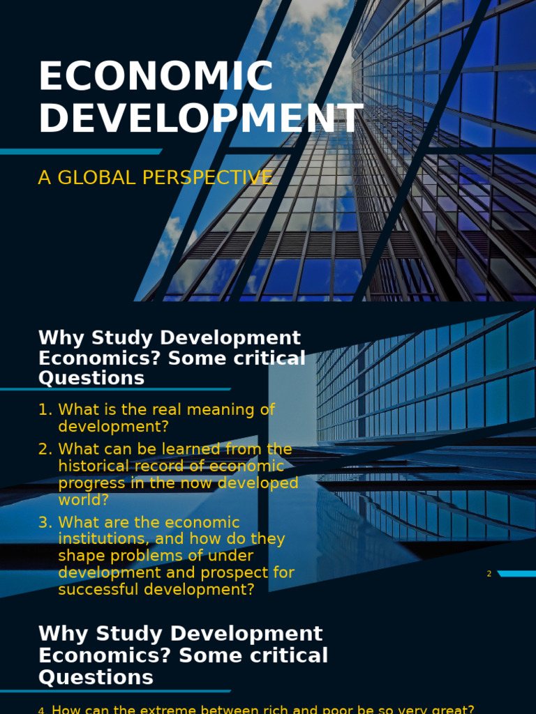 Economic Development Part2(1) | PDF | Economic Growth | Poverty