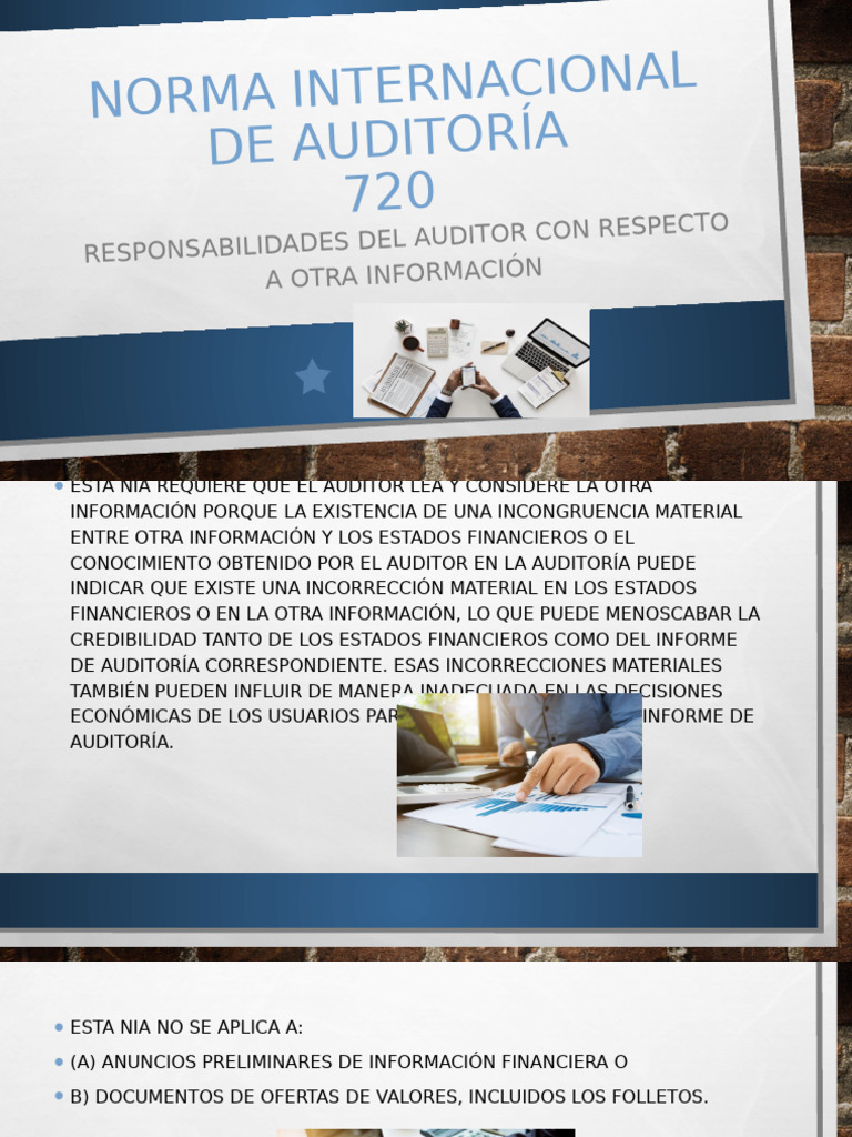 Nia 720 Diapositivas | PDF