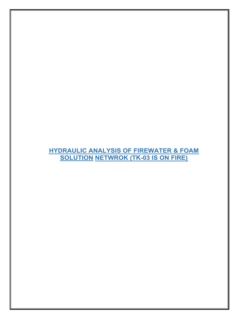 Fire Fighting Hydraulics | PDF | Hydraulics