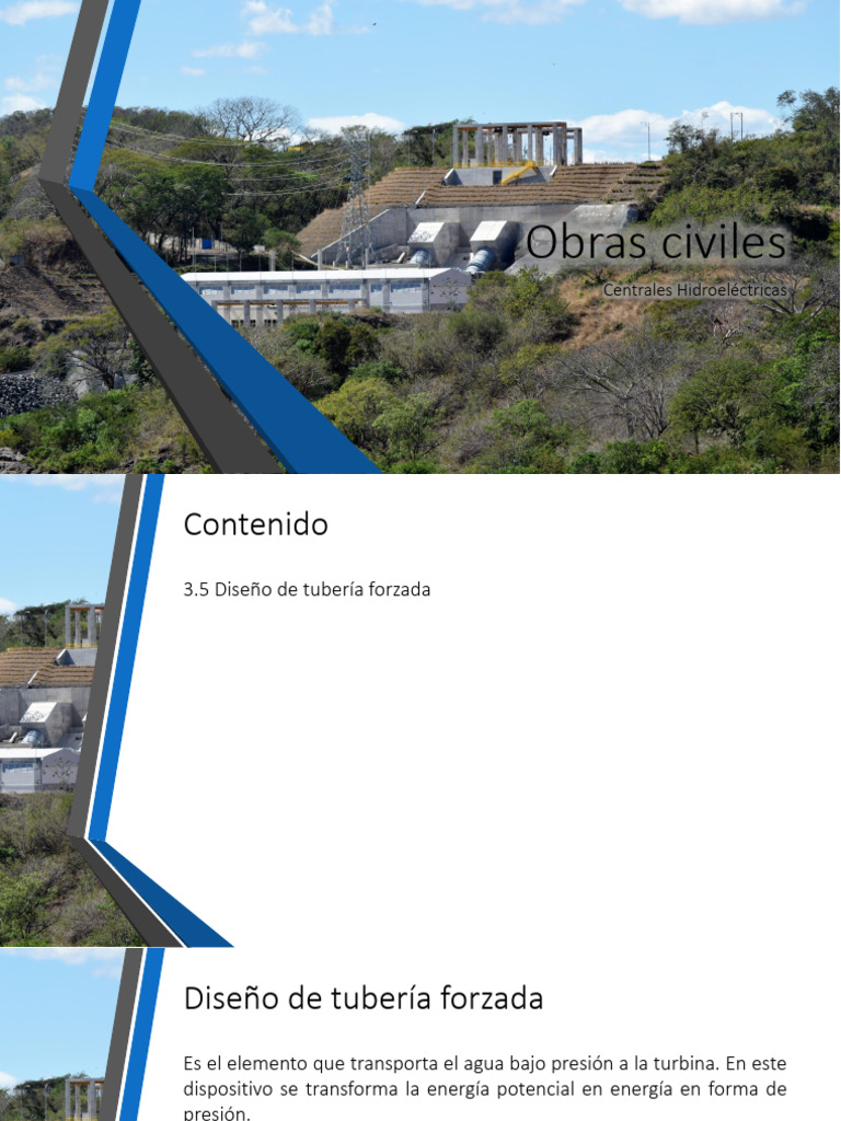 04.3 Obras Civiles - Tubería Forzada | PDF | Tubería (transporte de ...
