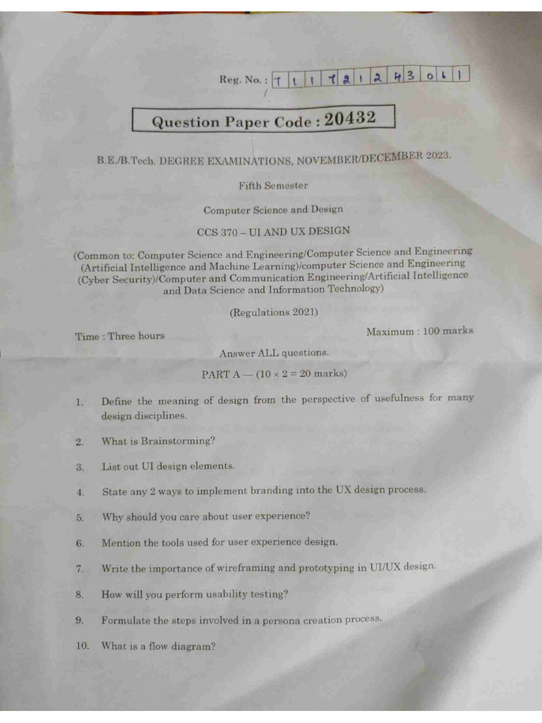 8.UI - UX Univ Quest Paper | PDF