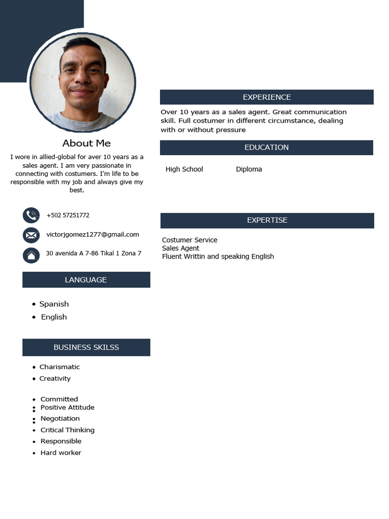 CV Victor Gomez | PDF