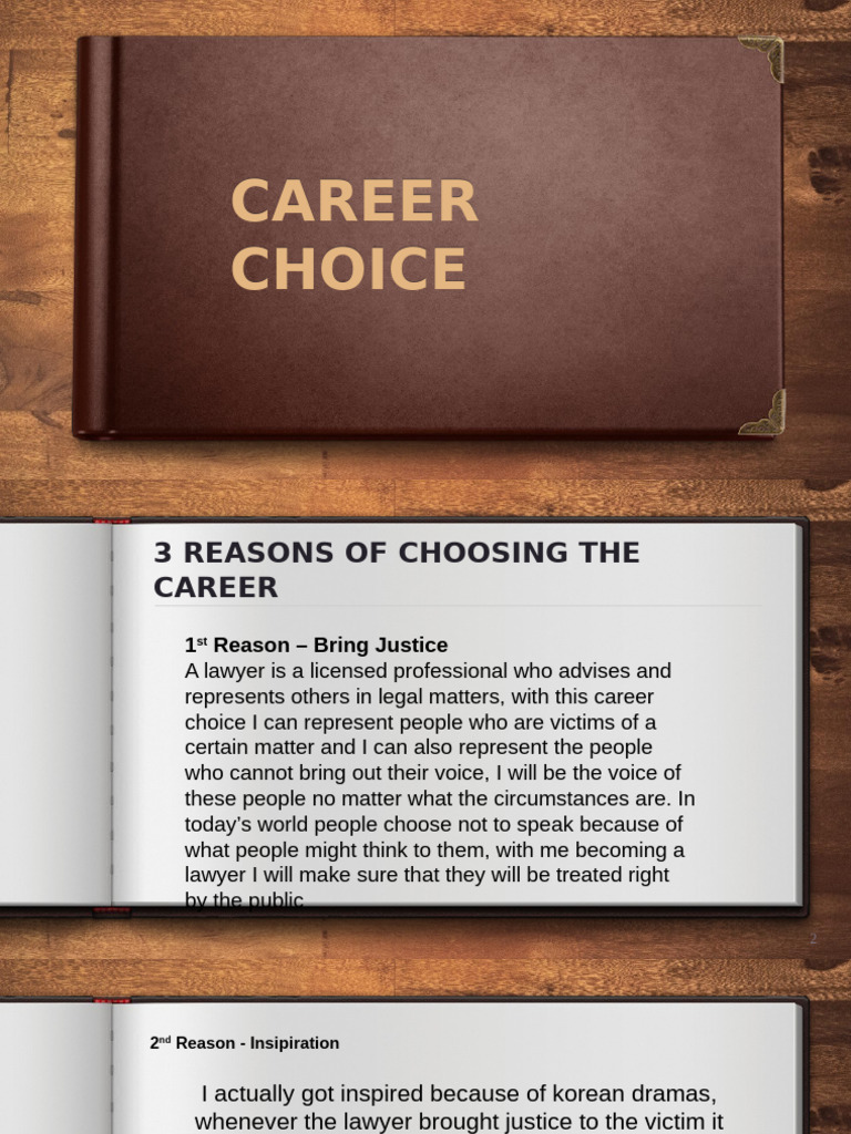 Career Choice | PDF