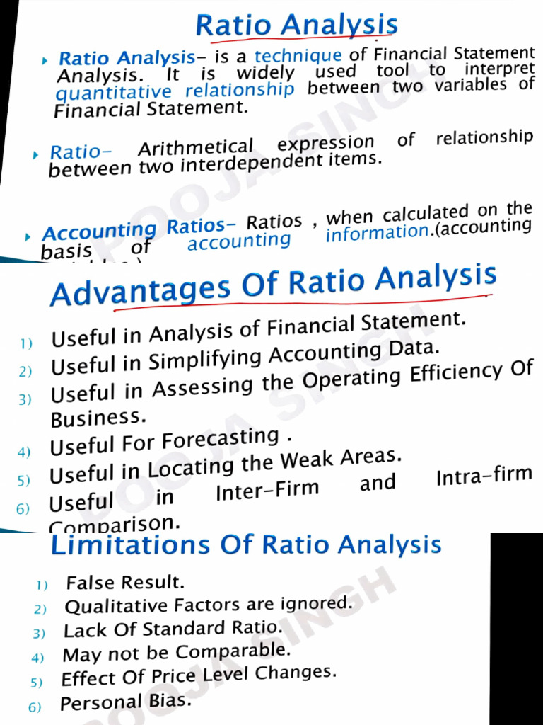 Ratio Analysis | PDF