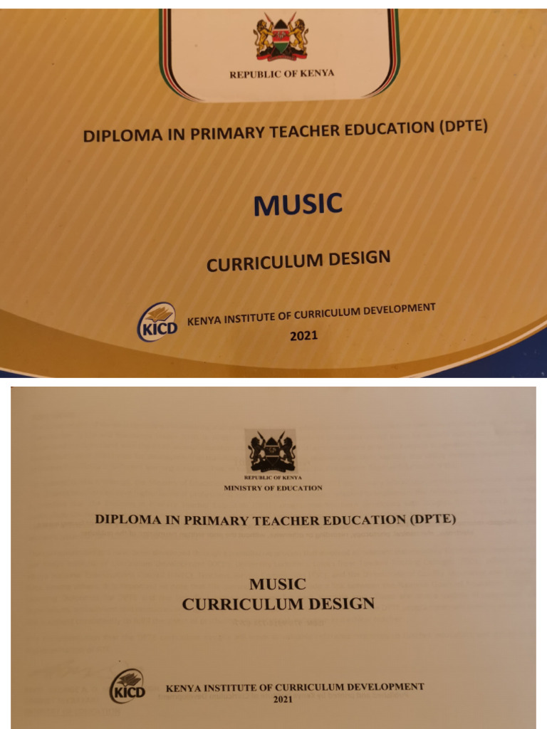 DPTE Music Curriculum Design | PDF