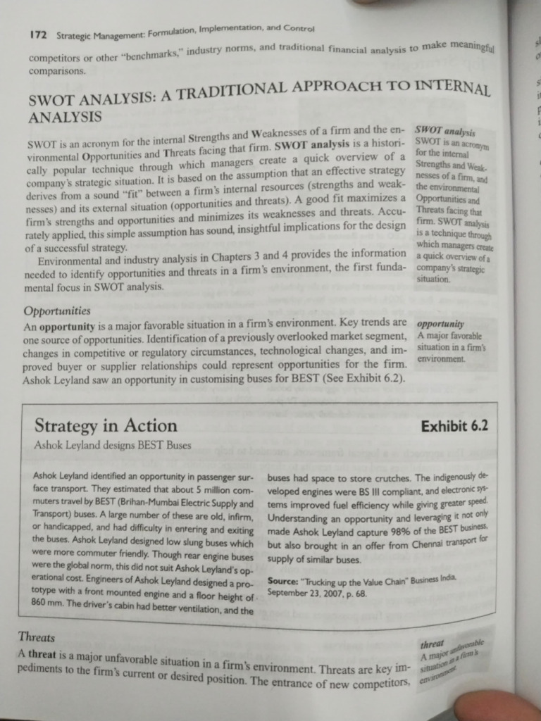 SWOT Analysis | PDF