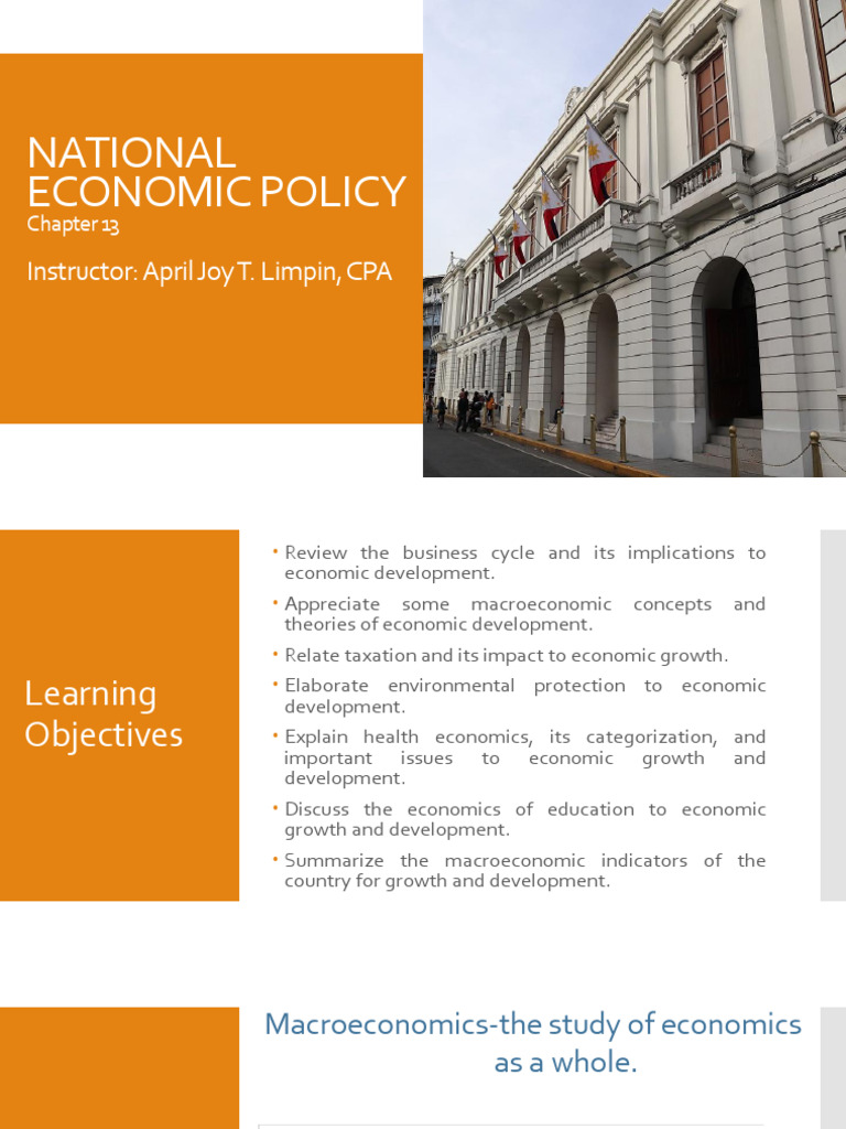 Module 13 National Economic Policy | PDF | Fiscal Policy | Keynesian Economics