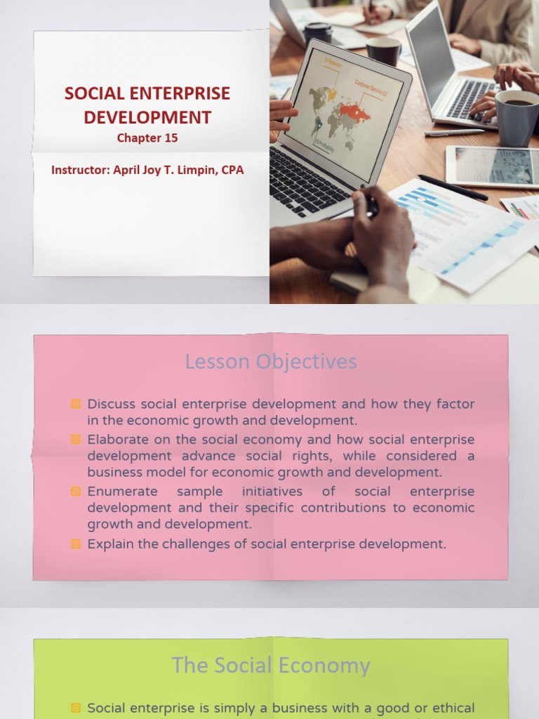 Module 15 SOCIAL ENTERPRISE DEVELOPMENT | PDF | Social Enterprise ...