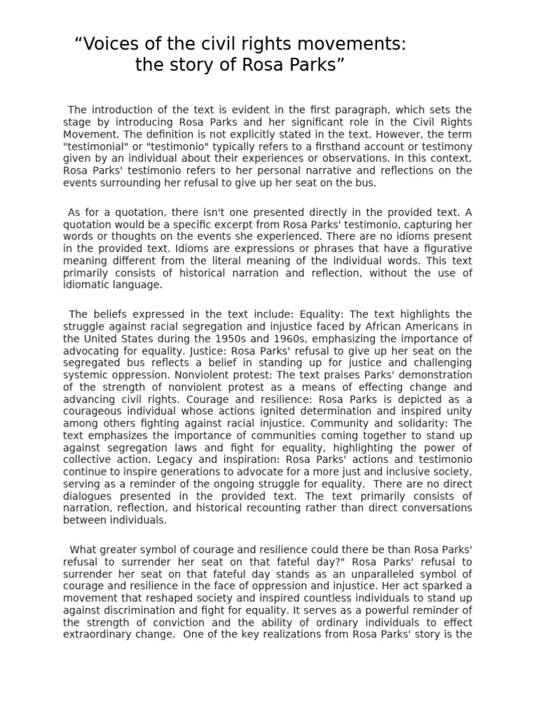 The Introduction of The Text Is Evident in The First Paragraph | PDF ...