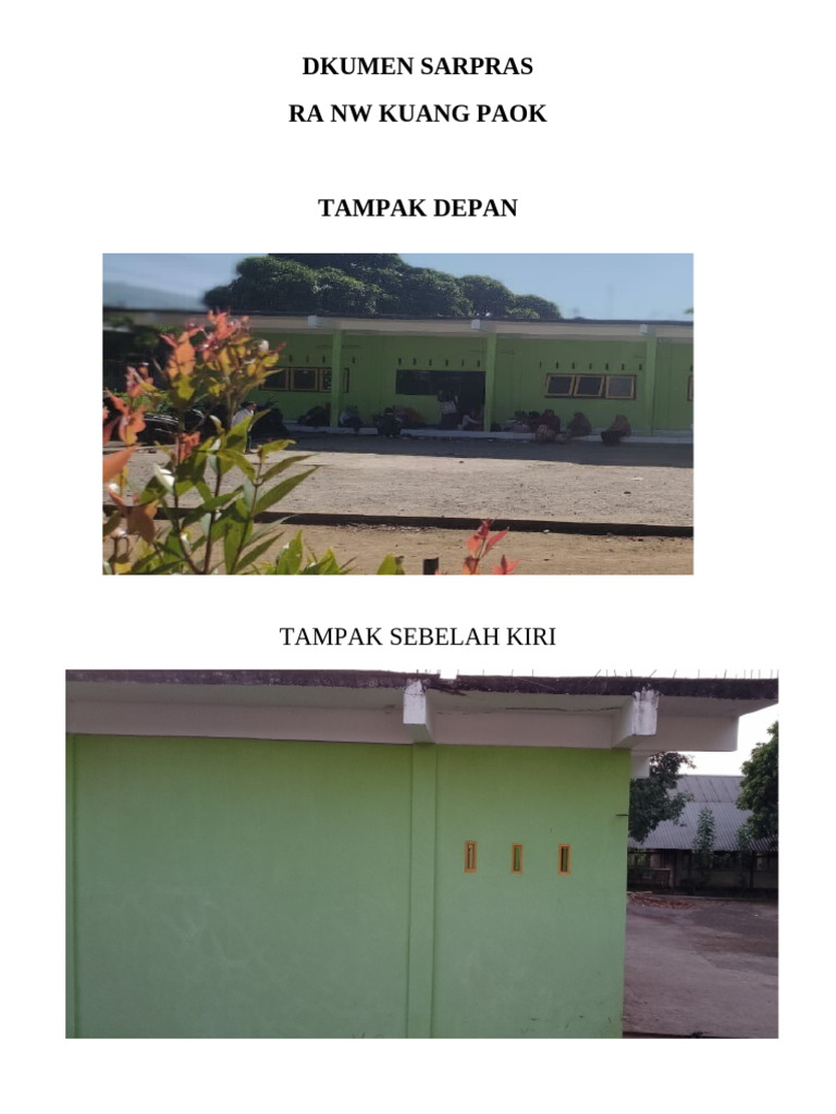 DKUMEN SARPRAS | PDF