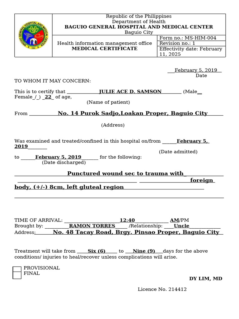 Medico Legal 1 | PDF