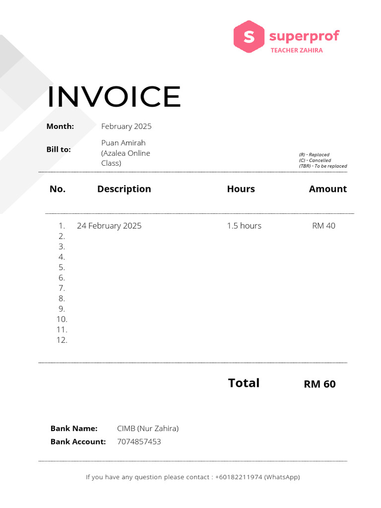 Tuition Invoice - Azalea.pdf | PDF