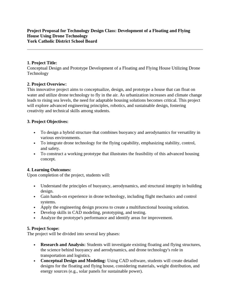 STEM Floating Flying Home | PDF | Prototype | Engineering