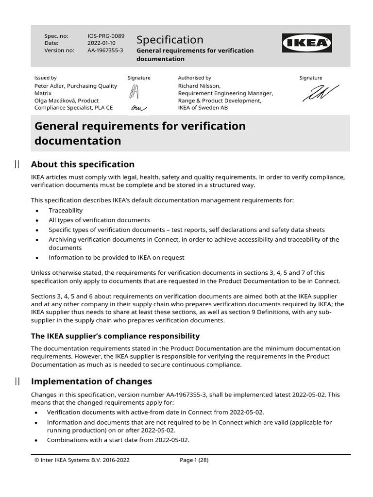AA-1967355-3 General Requirements For Verification of Document | PDF | Specification (Technical ...