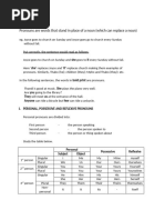 Basic English Grammar Cheat Sheet (Draft #1) | PDF | Verb | Subject ...