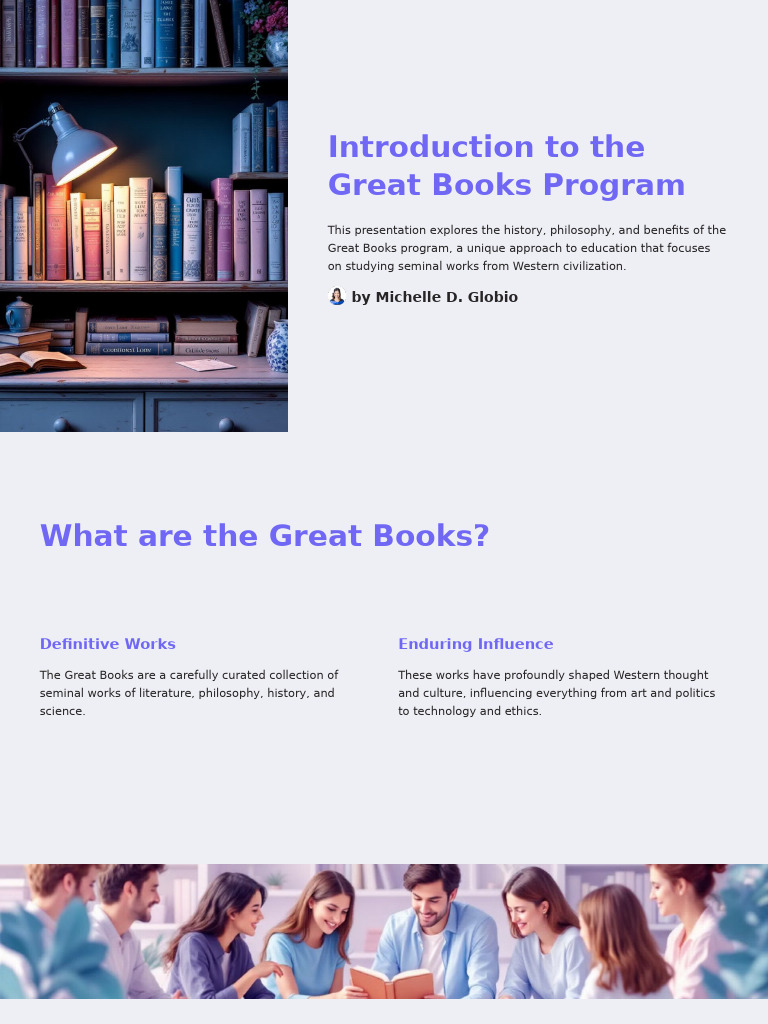 GB1-Introduction To The Great Books Program | PDF | Critical Thinking | Thought