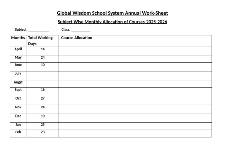 Work Sheet | PDF
