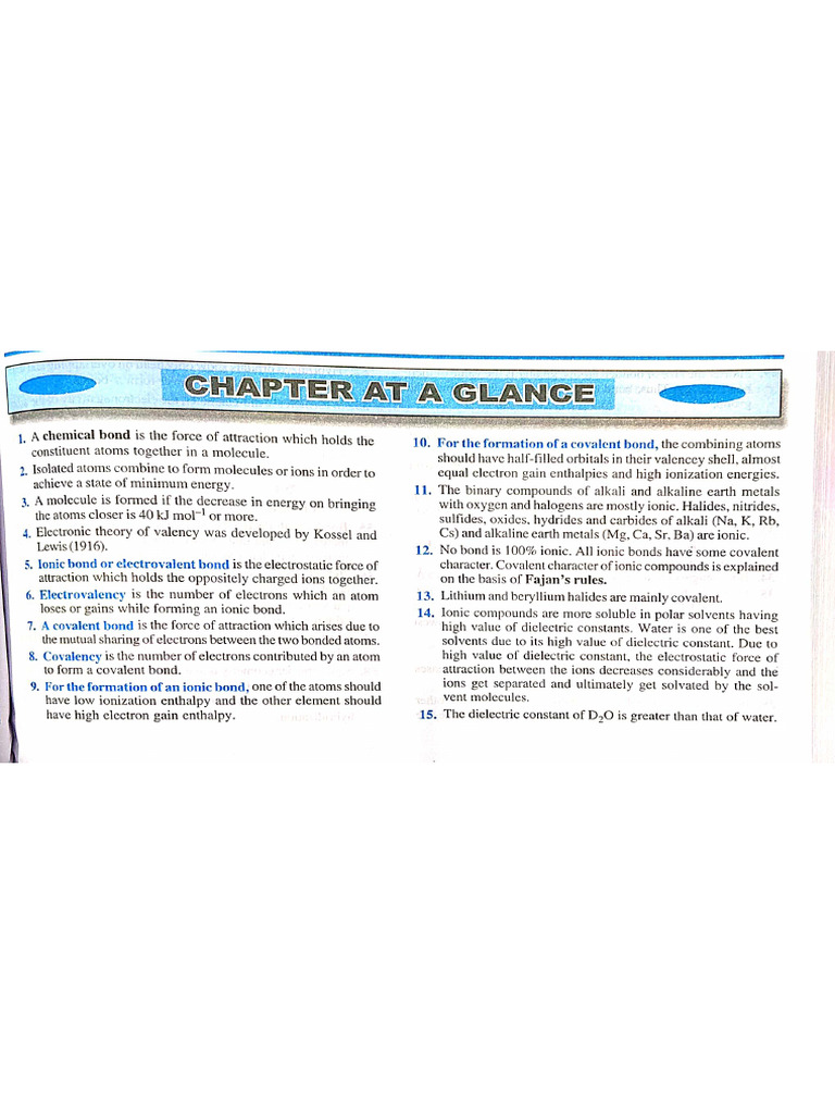 Chemical Bonding KL Chugh | PDF