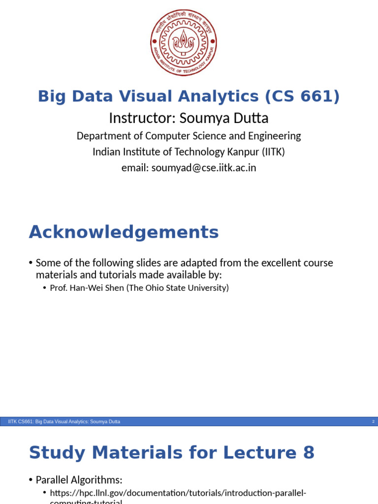 Lecture8 Parallel Volren 5691c06c a649 4ca9 Ac52 b236c4faf2a6 | PDF | Parallel Computing ...