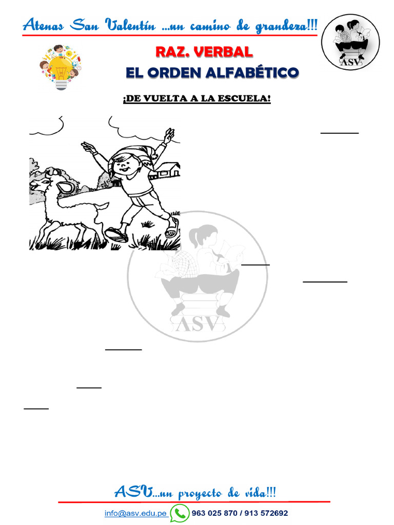 EL ORDEN ALFABÉTICO | PDF