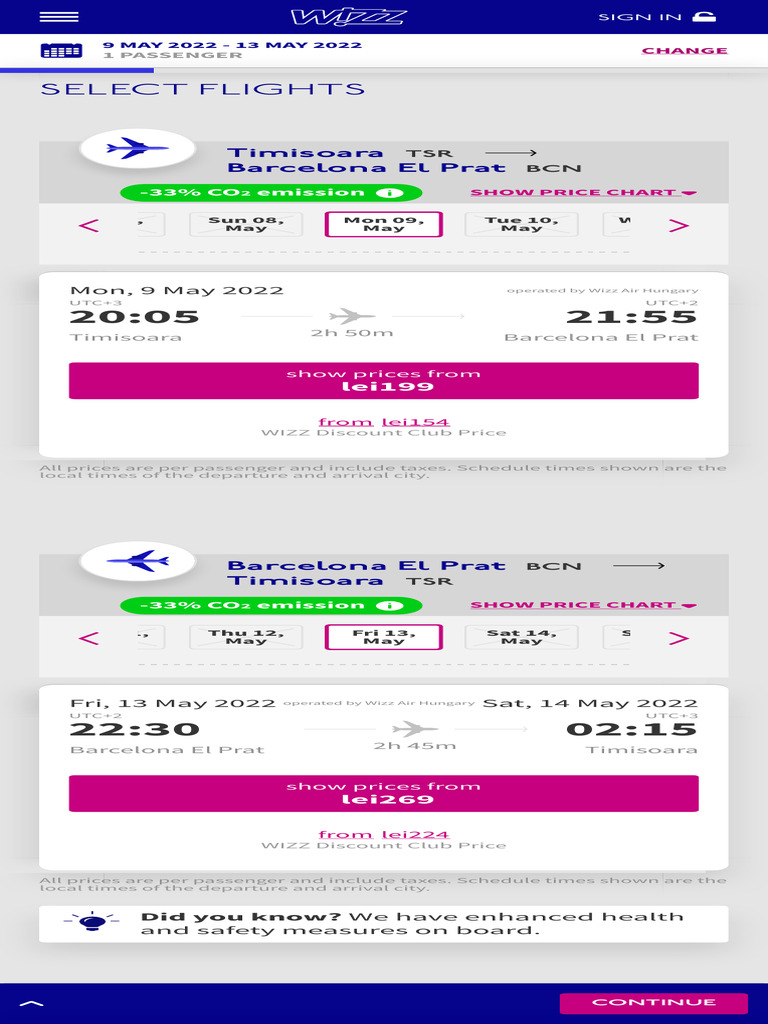 Official Wizz Air Website Book Direct For The Best Prices 3 | PDF