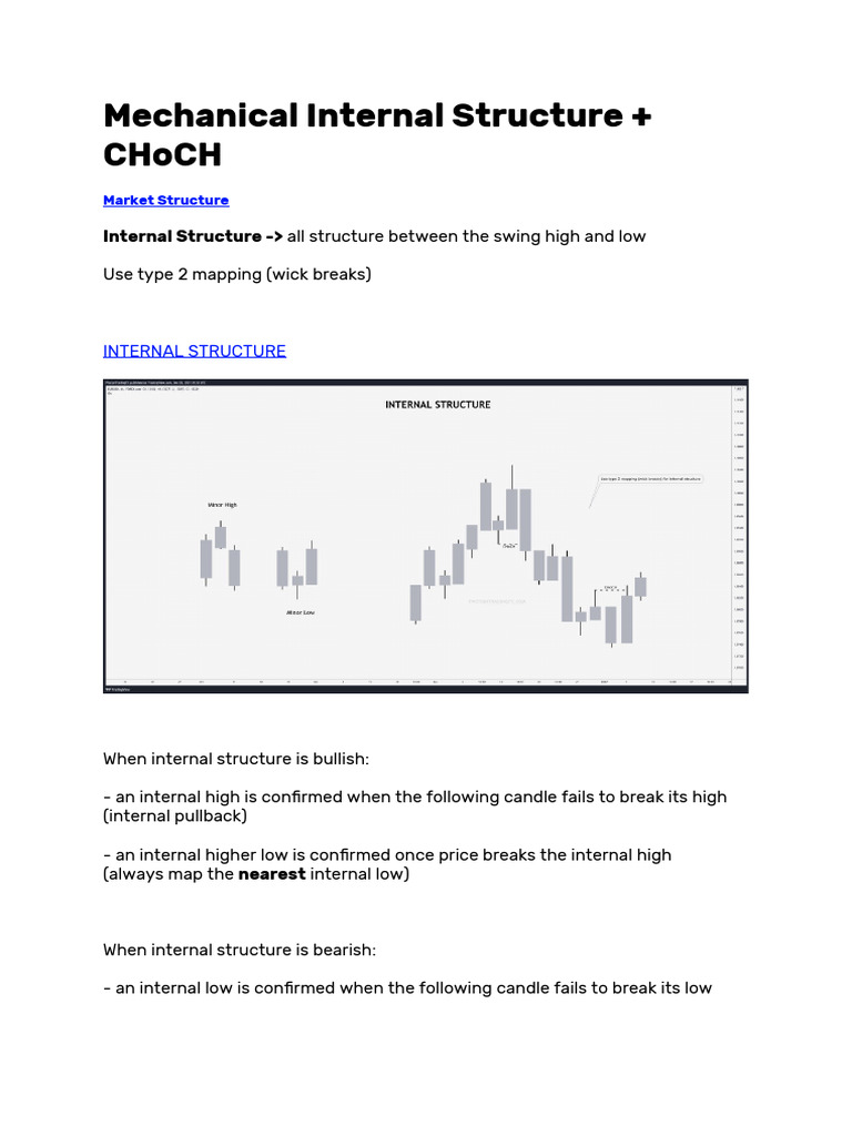 Mechanical Internal Structure + CHoCH | PDF