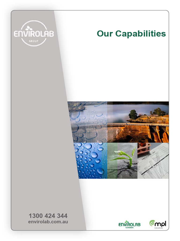2 - Our Capabilities at Envirolab Group-OnLINE | PDF | Ether | Metals