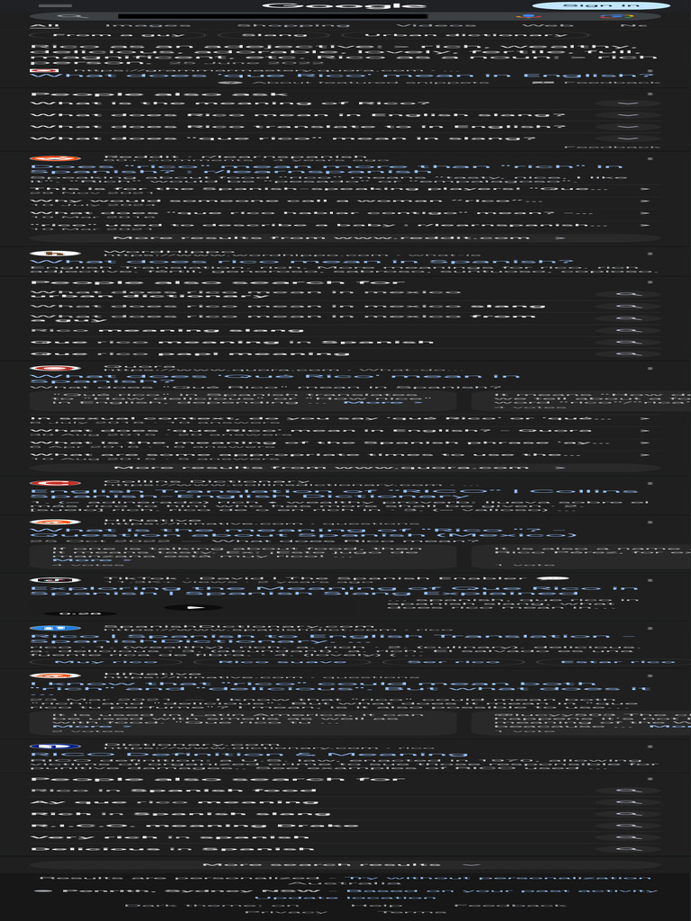 Understanding "Rico" in Spanish Slang | PDF | Adjective | Linguistics