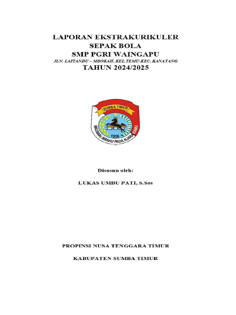 lap EKSKUL_jul 2024 | PDF