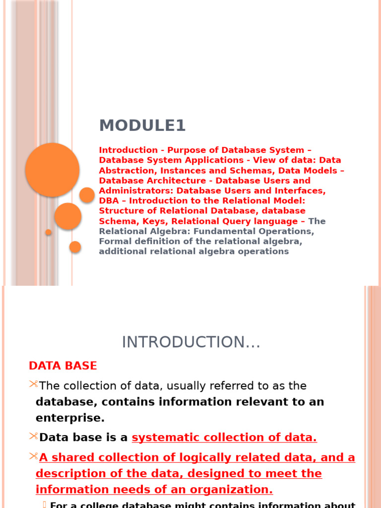 1078 1706874857 Module1-Part1 | PDF | Databases | Relational Database
