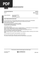 Madasmaths Statistics Practice Paper | PDF | Statistics | Linear Regression