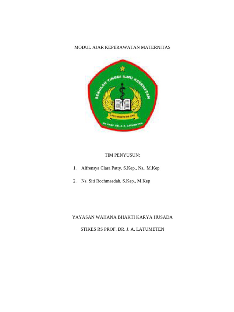 Modul Ajar Kep Maternitas TK II Tahun 2024 | PDF